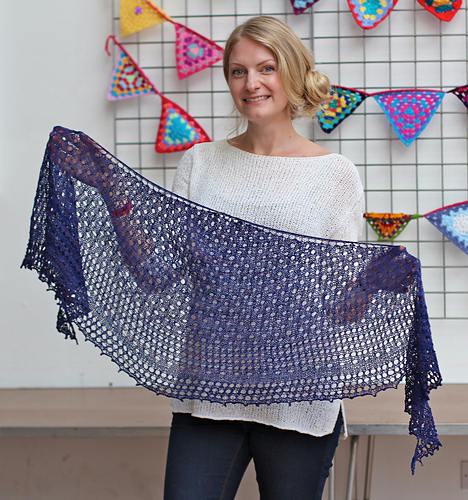 Ravelry: Pebble Beach Shawl pattern by Helen Stewart