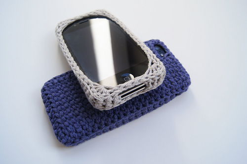 Ravelry: Crocheted iPhone 4 / 4s and 5 / 5s Case / Cover Pattern ...