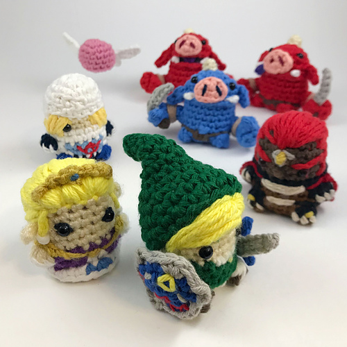 Ravelry: The Legend of Zelda Finger Puppets Bundle - patterns