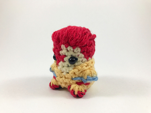 Ravelry: David Bowie Amigurumi Finger Puppet pattern by LouiesLoops