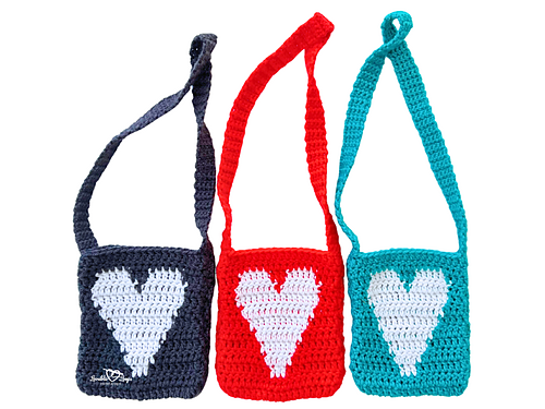 Ravelry: Small heart purse pattern by Melissa Hassler