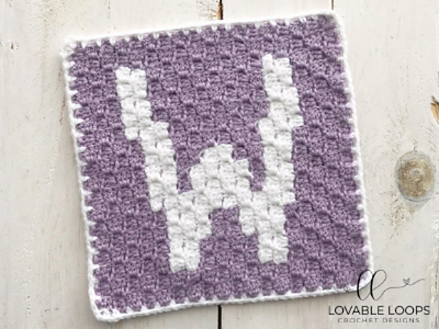 Ravelry: Letter W Graph pattern by Melissa Hassler
