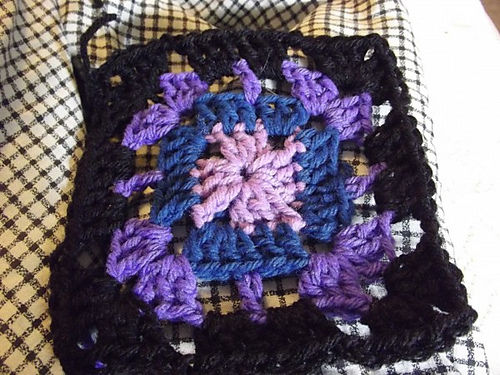 Ravelry: Gothic Lolita Granny Square pattern by Crochet Me Lovely