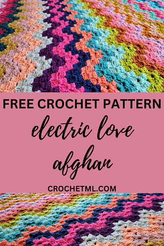 Ravelry: Electric Love Afghan pattern by Crochet Me Lovely