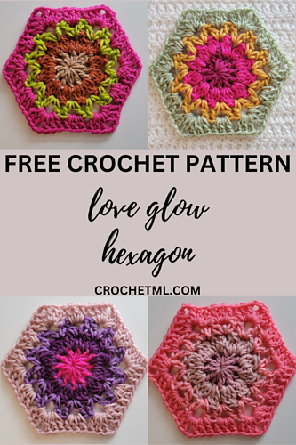 Ravelry: Love Glow Hexagon pattern by Crochet Me Lovely