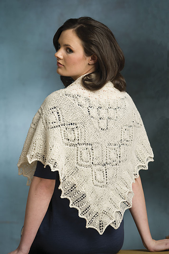 Ravelry: Lehe Square Shawl pattern by Nancy Bush