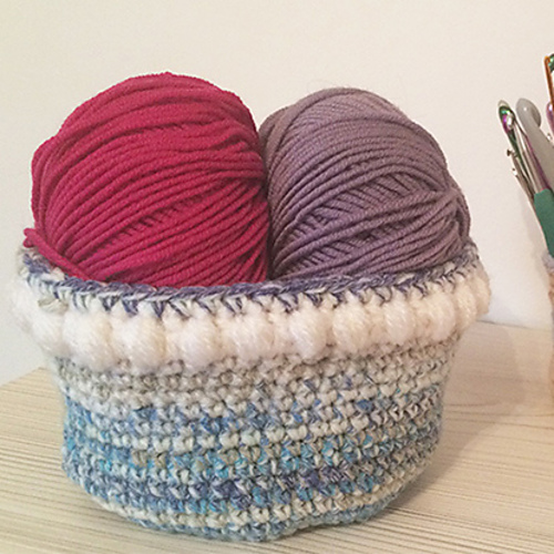 Ravelry: Fair Isle Crochet Basket pattern by Lucy Kate