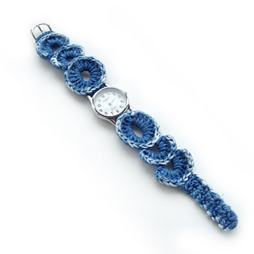 Ravelry: Denim watch straps pattern by Luise Roberts