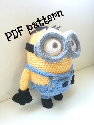 Ravelry: Build-a-Minion Despicable me Minion doll pattern by Luciana Caro