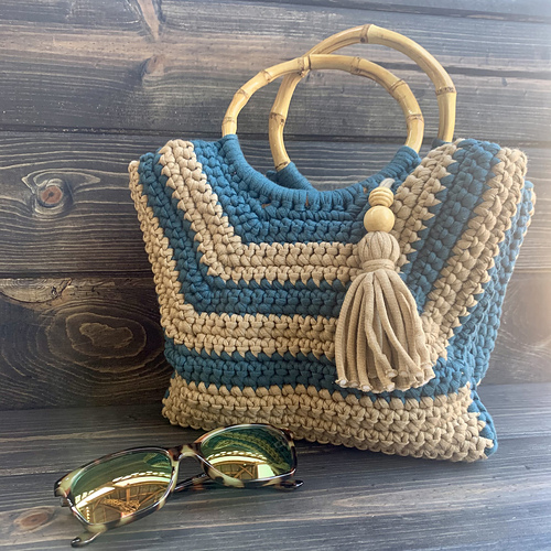 Ravelry: Rope Trapeze Bag pattern by AnDREAM Crochet