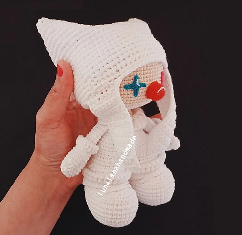 Ravelry: BTS Jack in The Box Chibi version pattern by Luna Lana Handmade