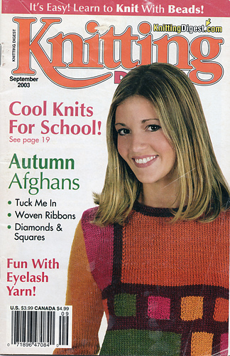 Ravelry: Knitting Digest Magazine, Vol. 25 No. 5, September 2003 - patterns