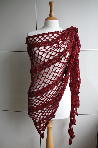 Ravelry: Lace body wrap 238 pattern by Luz Mendoza