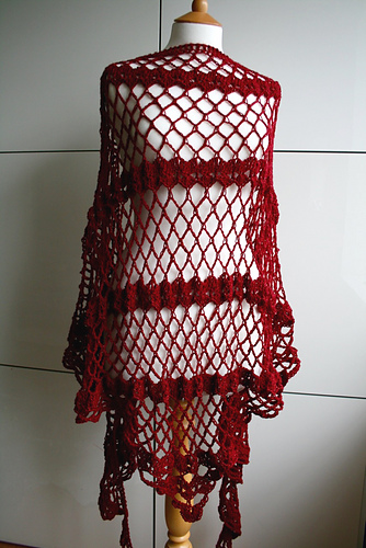 Ravelry: Lace body wrap 238 pattern by Luz Mendoza