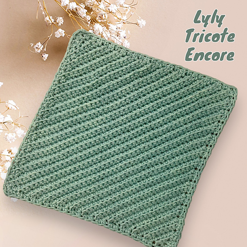 Ravelry: Lavette diagonale au crochet pattern by Lynn Lachapelle