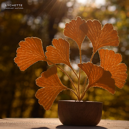 Ravelry: Ginkgo Biloba Leaves pattern by Lychette Crochet Nature
