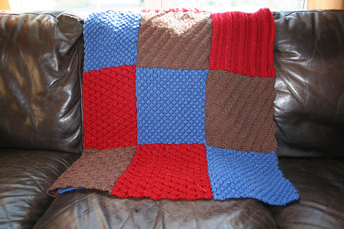 Ravelry: Sampler Throw #L0563 pattern by Lion Brand Yarn