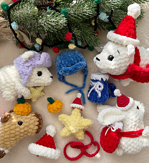 Ravelry: Christmas decorations pattern by Natalia Sapunova