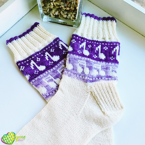 Ravelry: Step To The Beat Socks pattern by Lynne Adriaanse