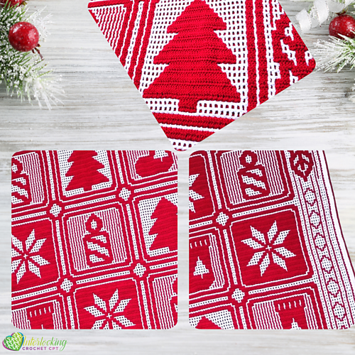 Ravelry: Holiday Throw pattern by Lynne Adriaanse