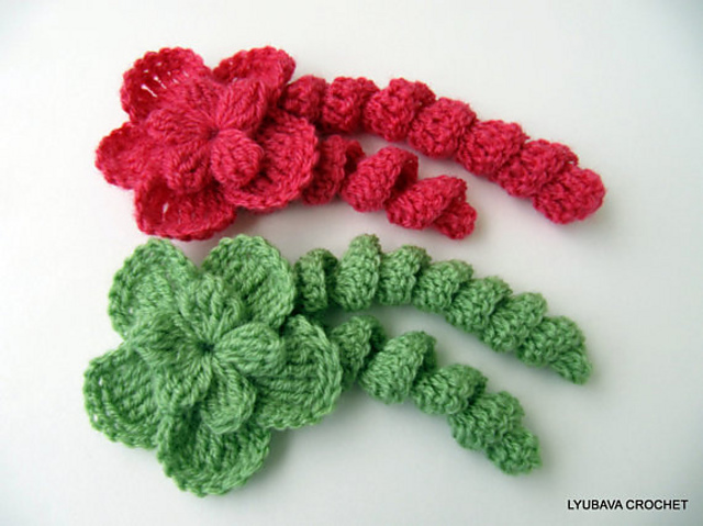 Ravelry: Flower With Curls Tutorial pattern by Lyubava