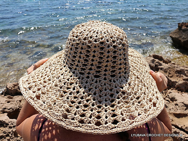Ravelry: LyubavaCrochet's Women's Crochet Floppy Beach Hat