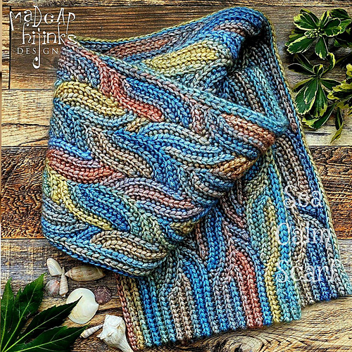 Ravelry: Sea Calm Scarf pattern by Liudmyla Hefny