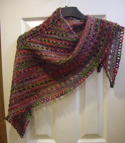Ravelry: Splendid Triangle Shawl (Small) pattern by Lion Brand Yarn