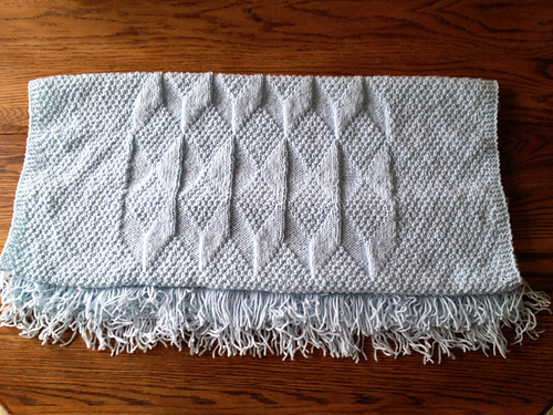 Ravelry: Tumbling Blocks Baby Blanket pattern by Jenny Snedeker