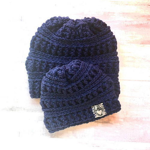 Ravelry: Over the Ridge Beanie pattern by Susan Capizzi