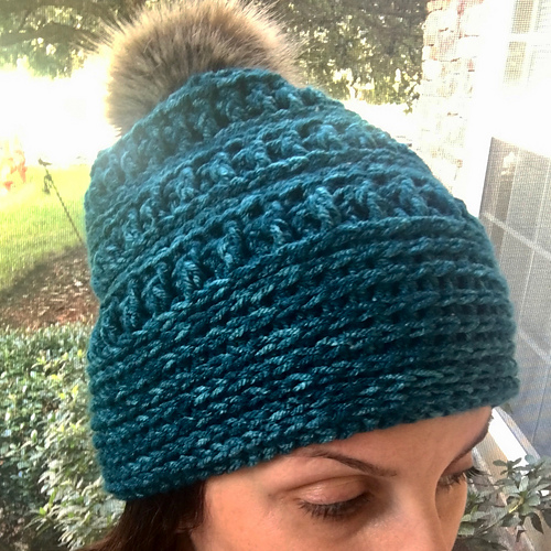 Ravelry: Over the Ridge Beanie pattern by Susan Capizzi