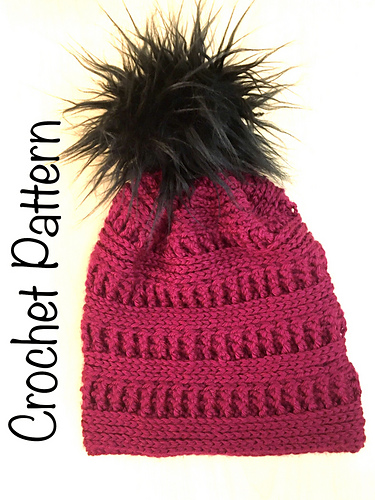 Ravelry: Over the Ridge Beanie pattern by Susan Capizzi