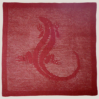 Ravelry: Lizard Throw pattern by Mae M