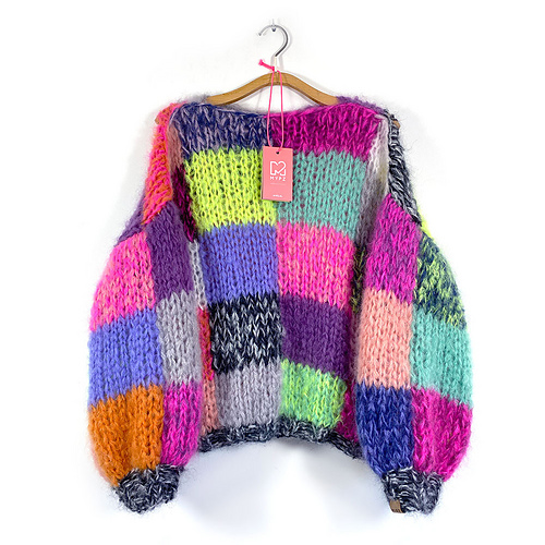 Ravelry: Rainbow Patchwork Pullover pattern by MYPZ