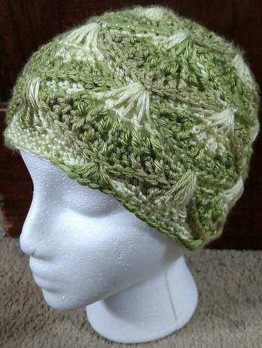 Ravelry: Falling Fans Hat pattern by Mrs. Z