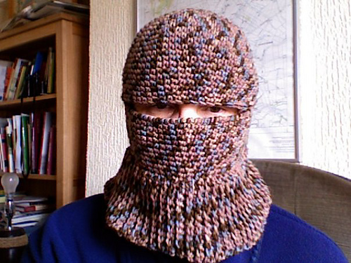 Ravelry: Ribbed Ski Mask pattern by Dot Matthews
