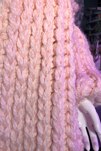 Ravelry: Oversized Pink Ariana Cardigan Sweater pattern by MadStash Designs