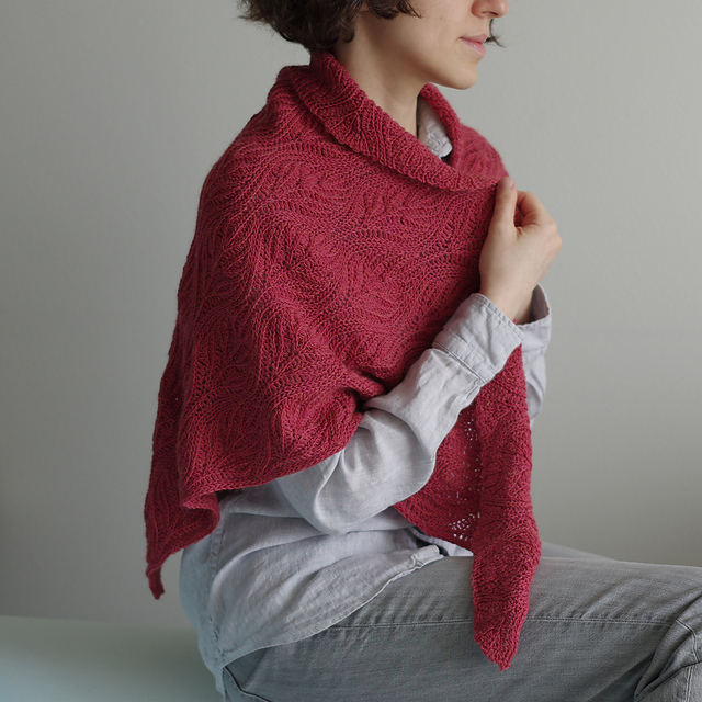 Ravelry: The Tree of Life shawl pattern by Vasilina Dauzhenka