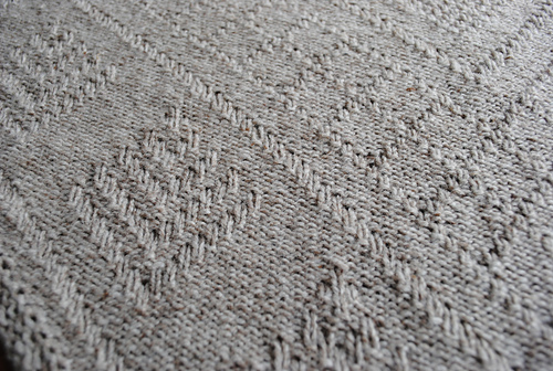 Ravelry: Reversible Guernsey stitch shawl pattern by Lidia Tsymbal