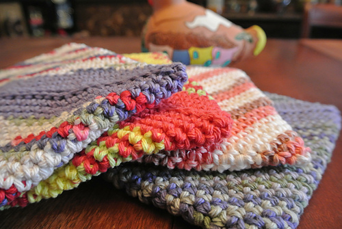 Ravelry: Double Thick Diagonal Potholder pattern by Debbie Field