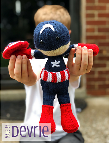Ravelry: Captain America pattern by MadeByDevrie