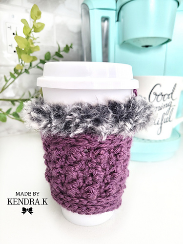 Ravelry: Baxton Cup Cozy Package pattern by Kendra Kokesch
