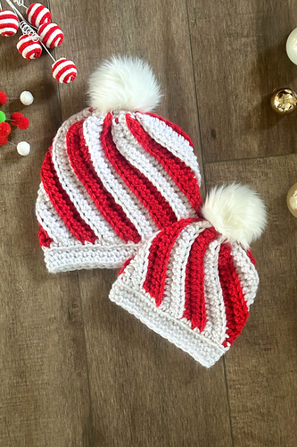 Ravelry: Peppermint Twist Beanie pattern by Pam Grice