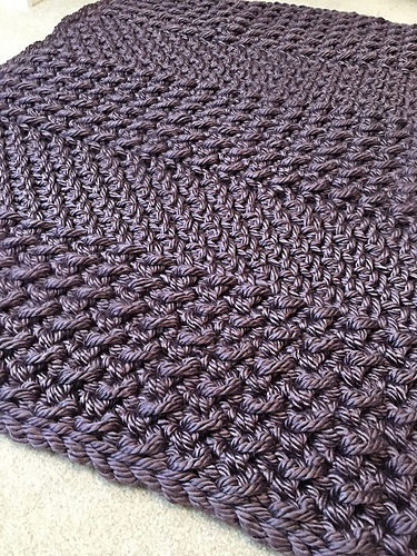 Ravelry: Tranquil Texture Throw Blanket pattern by Pam Grice