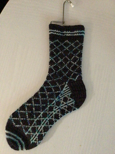 Ravelry: Sporty Diamond Socks pattern by Anita Grahn