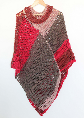 Ravelry: Wear a Blanket Poncho pattern by Fiona Langtry