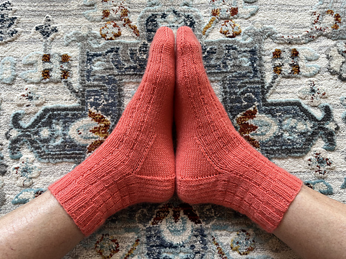 Ravelry: The Everyday Broken Rib Socks pattern by Cynthia Wilson