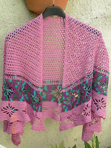 Ravelry: Jaali Crocheted Shawl Variations pattern by DesiLoop