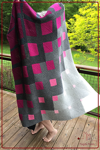 Ravelry: Mod Squares Blanket pattern by Magda Stryk Therrien