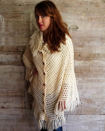 Ravelry: Italian Cape - PB173 pattern by Maggie Weldon